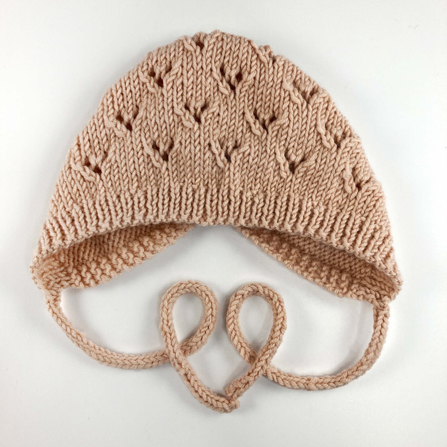 Baby Bonnet Knitting Pattern - LITTLE HEARTS – Lovefibres