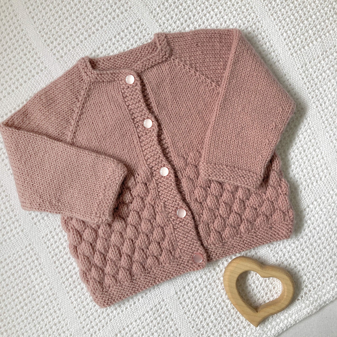 Bubble Stitch Baby Cardigan Knitting Pattern - BUBBLE STITCH CARDIGAN ...