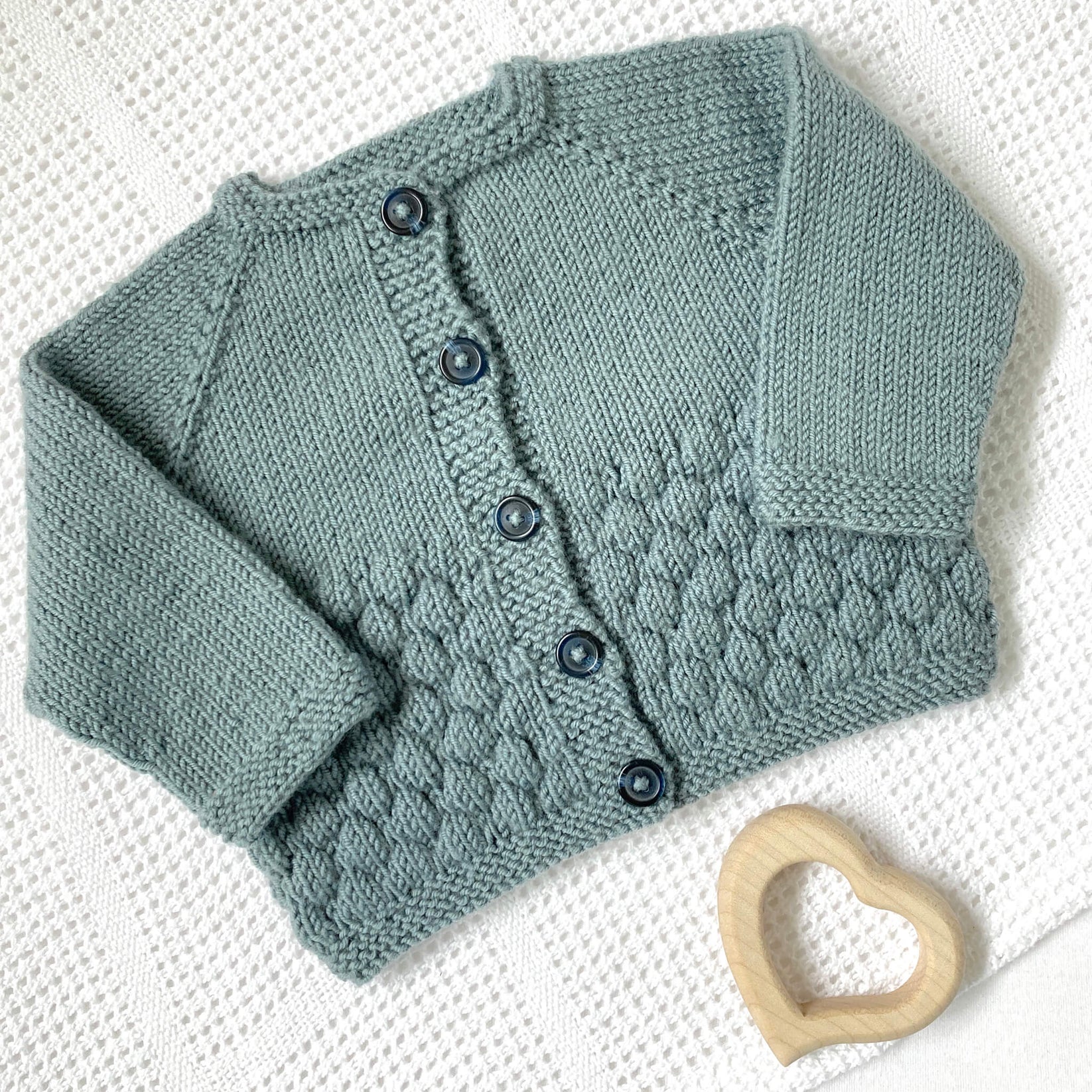 Bubble Stitch Baby Cardigan Knitting Pattern - BUBBLE STITCH CARDIGAN ...