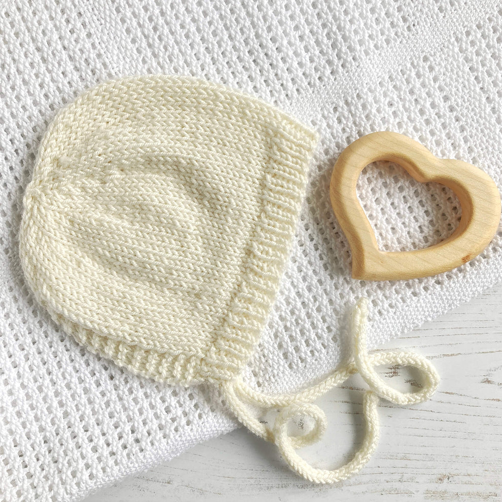 Easy Baby Bonnet Knitting Pattern - STYLE ME SIMPLE BONNET – Lovefibres
