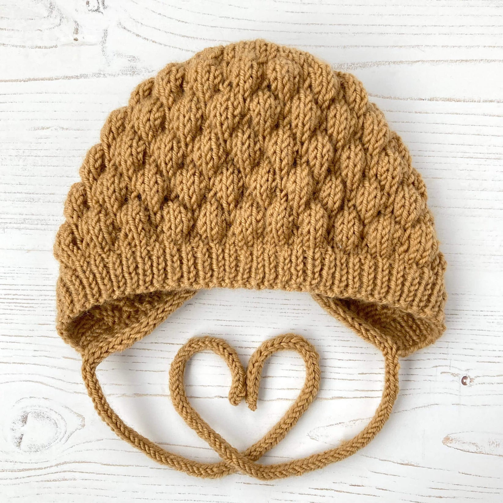 Baby Bonnet Knitting Pattern - BUBBLE BONNET – Lovefibres