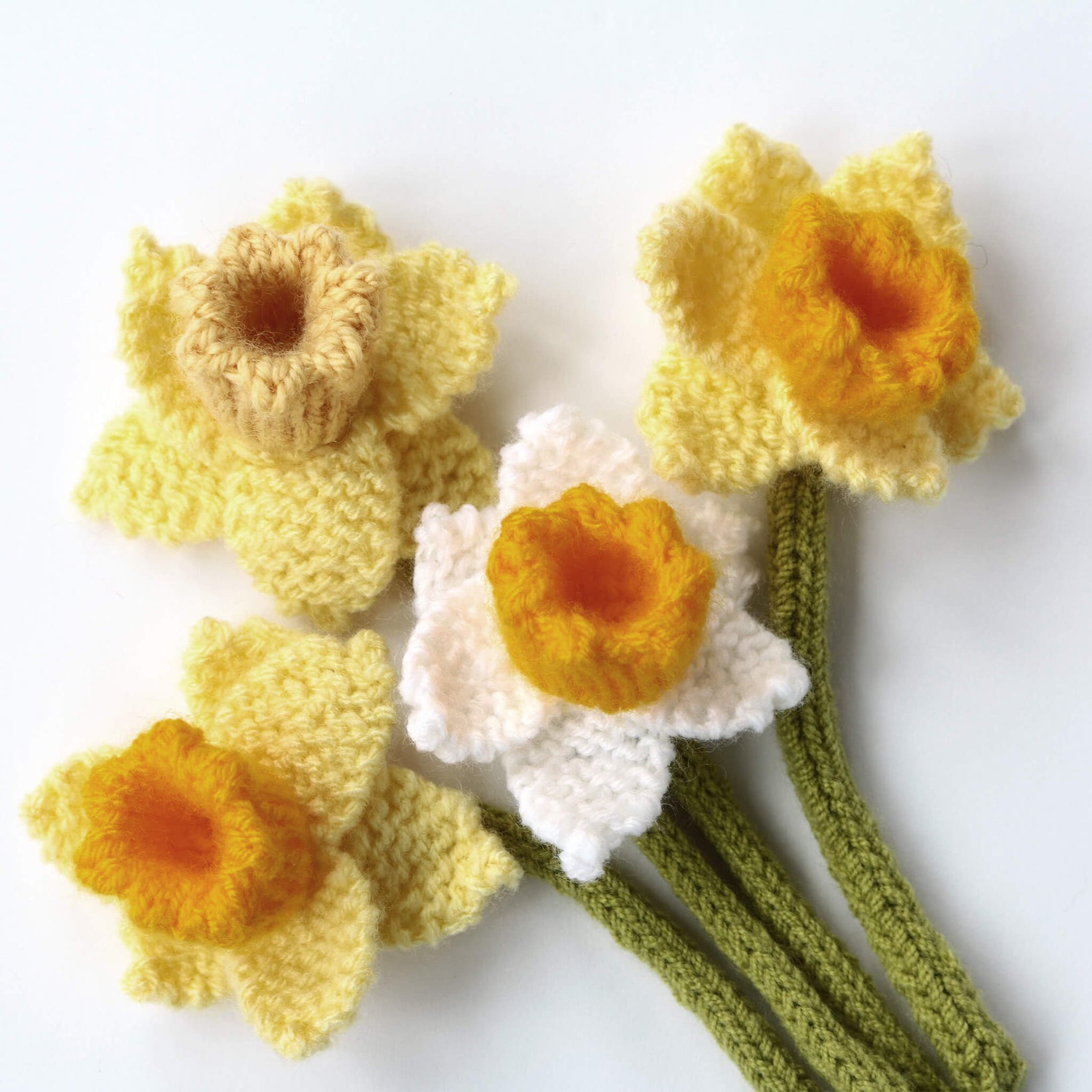 Daffodils Knitting Pattern – Lovefibres