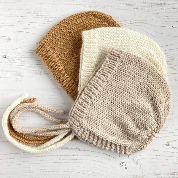 Easy Baby Bonnet Knitting Pattern - STYLE ME SIMPLE BONNET – Lovefibres