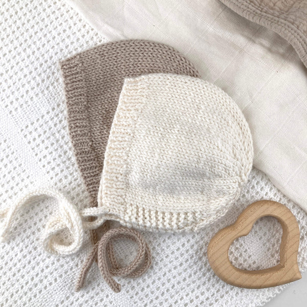 Easy Baby Bonnet Knitting Pattern - STYLE ME SIMPLE BONNET – Lovefibres